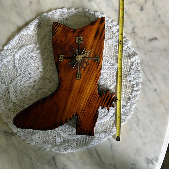 Wall Decor | Retrovintage Solid Wood Hand Carved Cowboy Boot Wspur ...